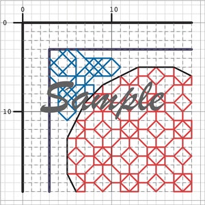 Circles Blackwork Sampler Pattern - Etsy