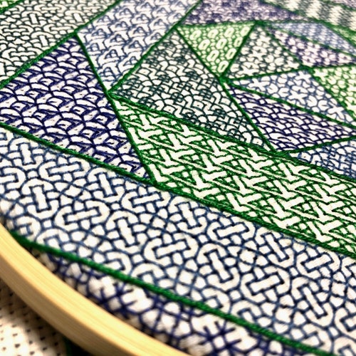 Woven Blackwork Sampler Pattern - Etsy