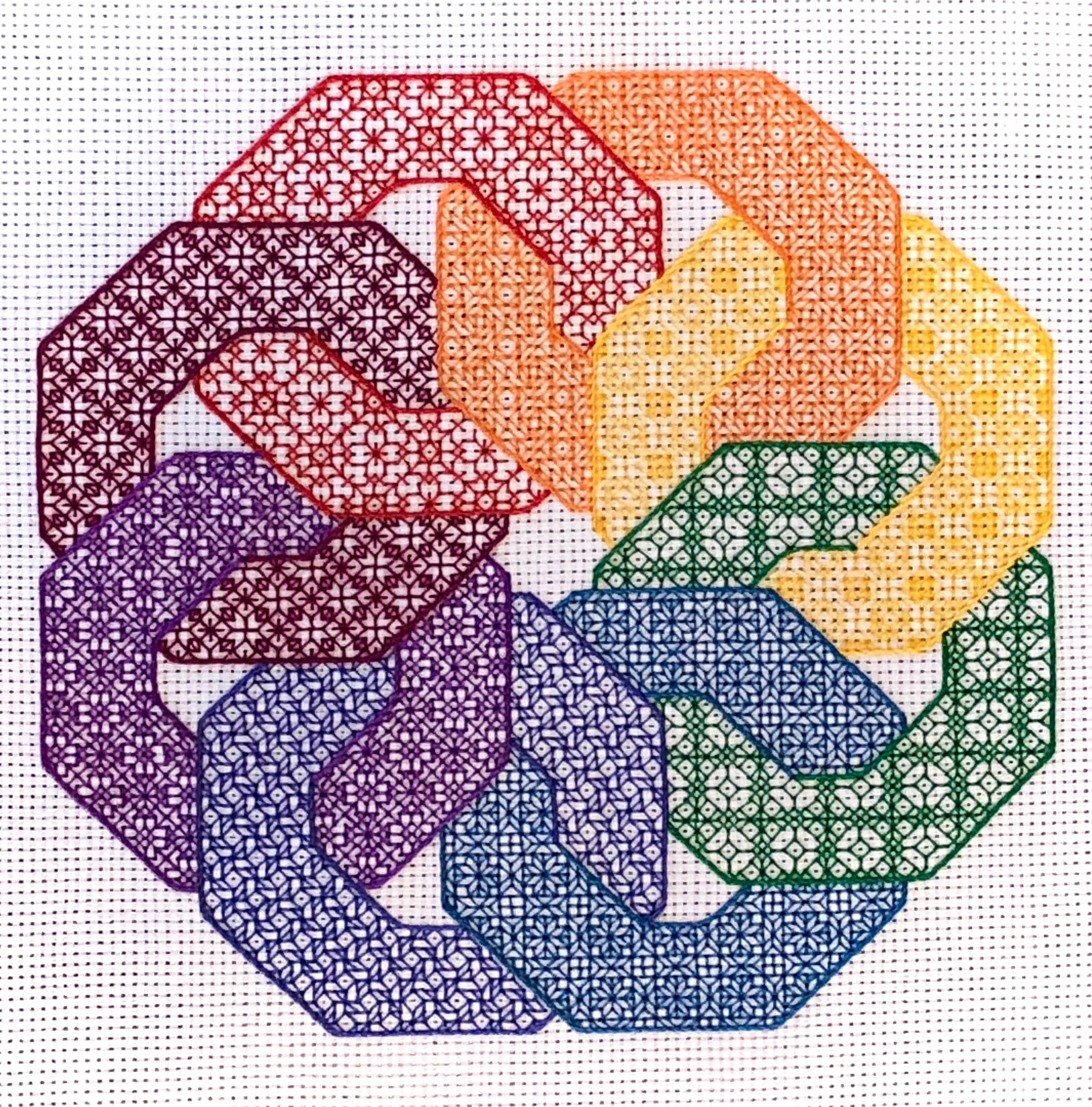 Magic Rings Blackwork Sampler Pattern - Etsy UK
