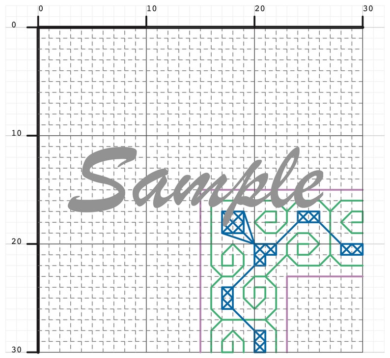 Blackwork Celtic Knot Pattern - Etsy