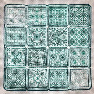 Blackwork Sampler Pattern - Etsy