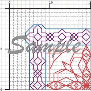 Rainbow Blackwork Sampler Pattern Set - Etsy