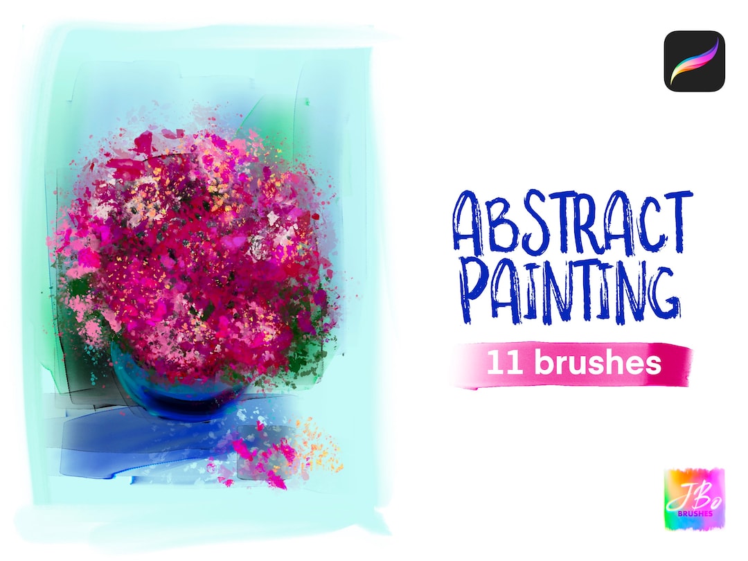 Procreate Abstract Painting 11 Brushes by Jbo - Etsy
