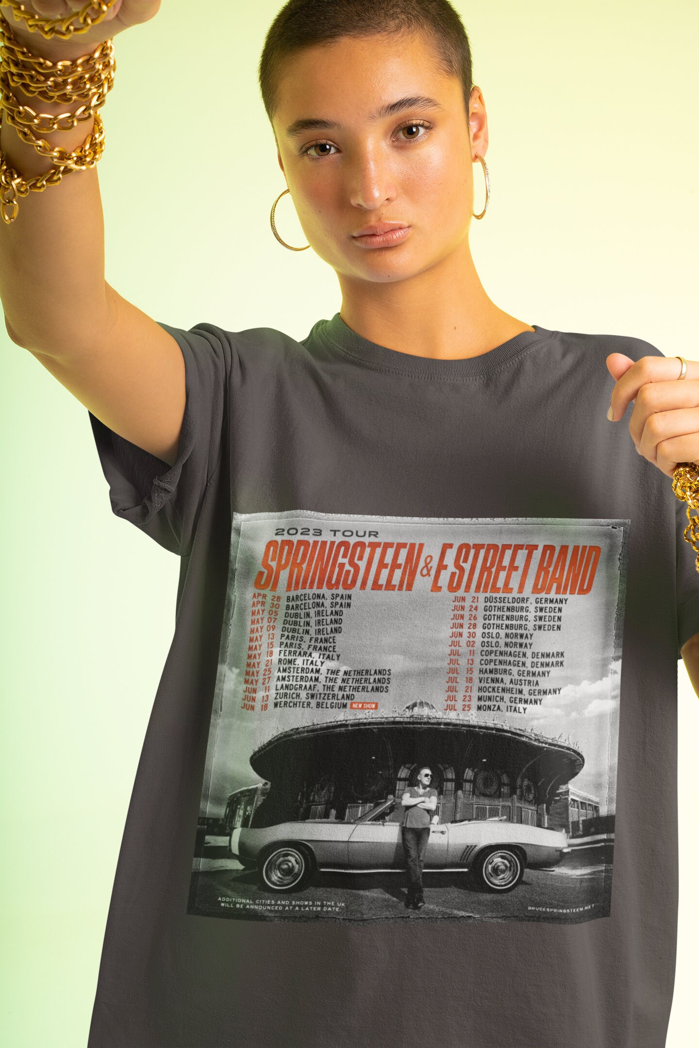Bruce Springsteen 2023 Tour Shirt, Springsteen N E Street Band Tour ...