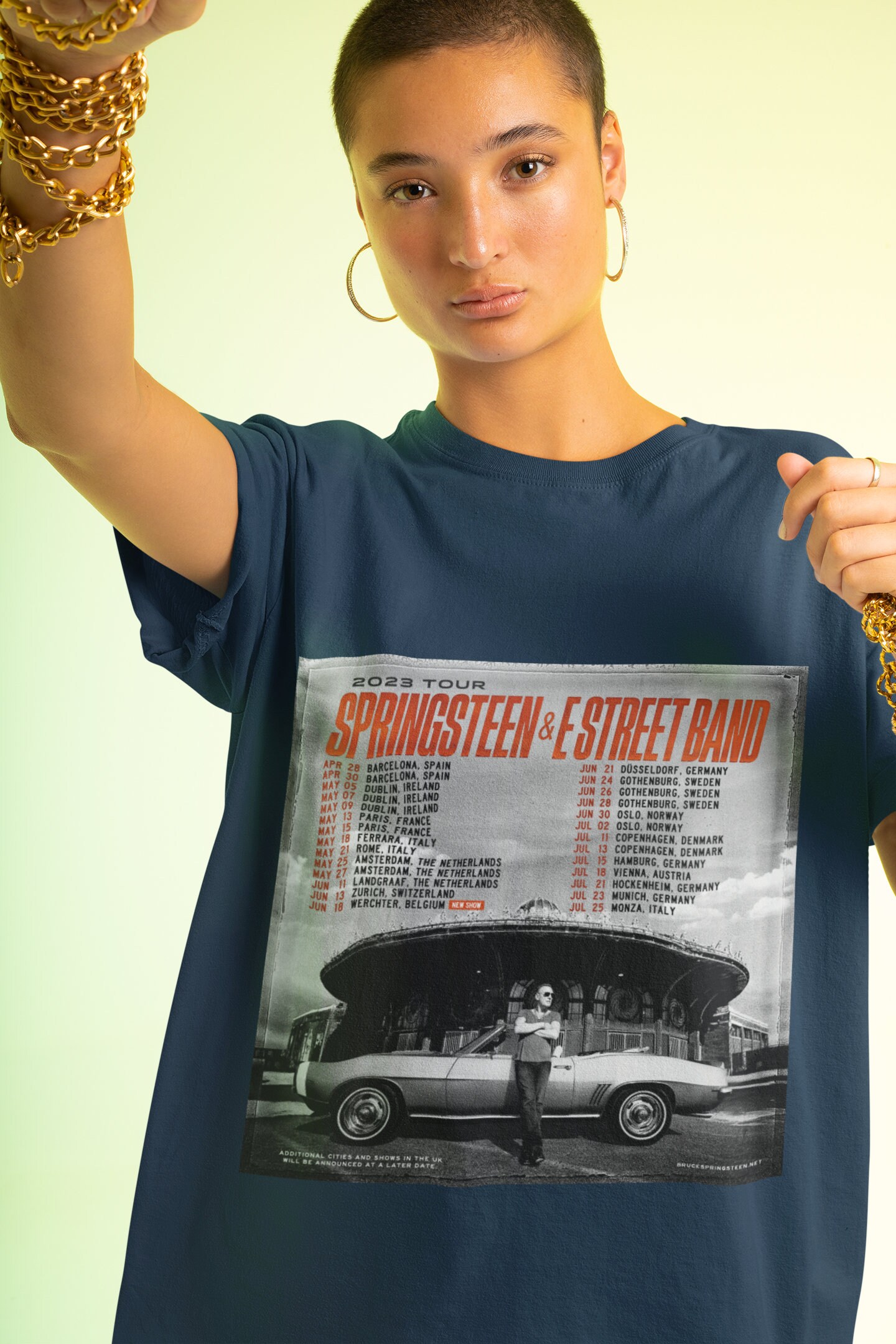 Bruce Springsteen 2023 Tour Shirt, Springsteen N E Street Band Tour ...
