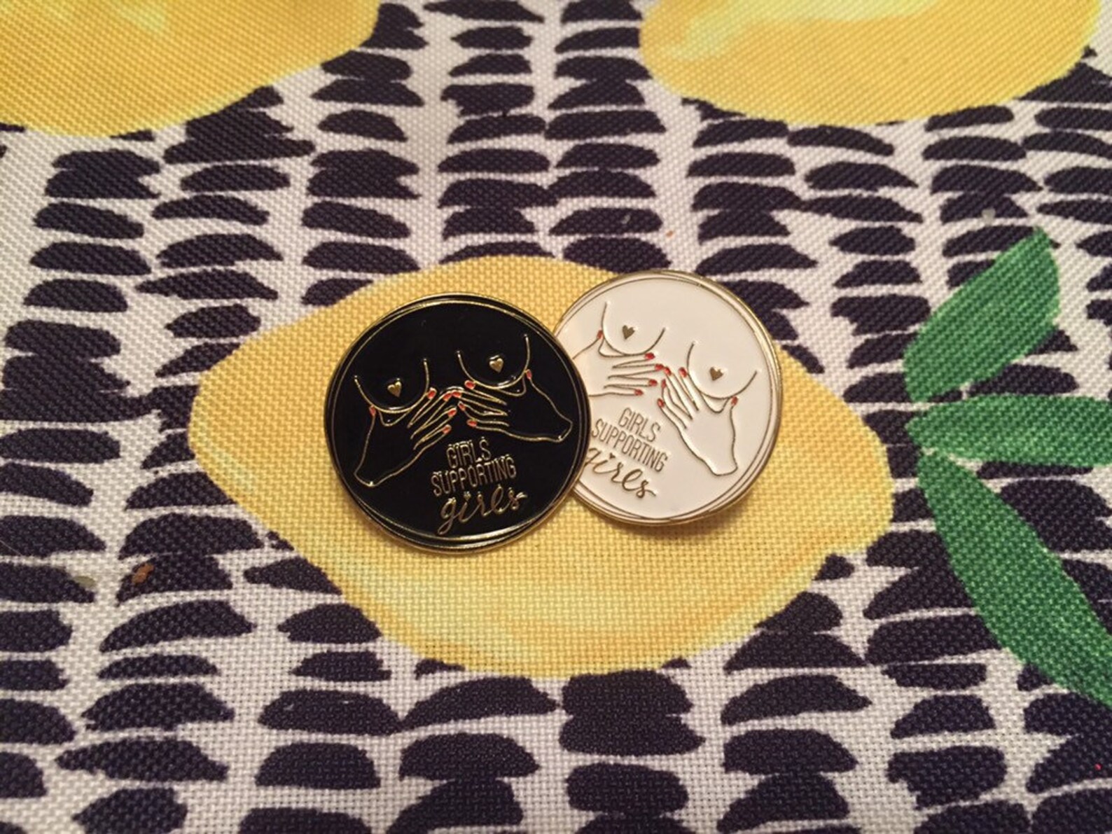Girls Supporting Girls Enamel Pin - Etsy