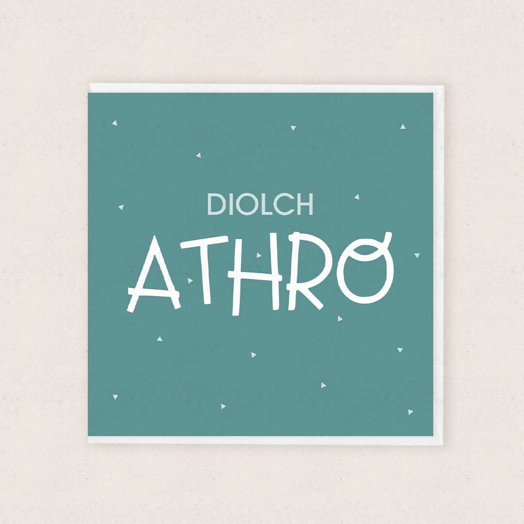 Diolch Athro - Carden Diolch Cymraeg | Thank You Teacher - Welsh Thank ...