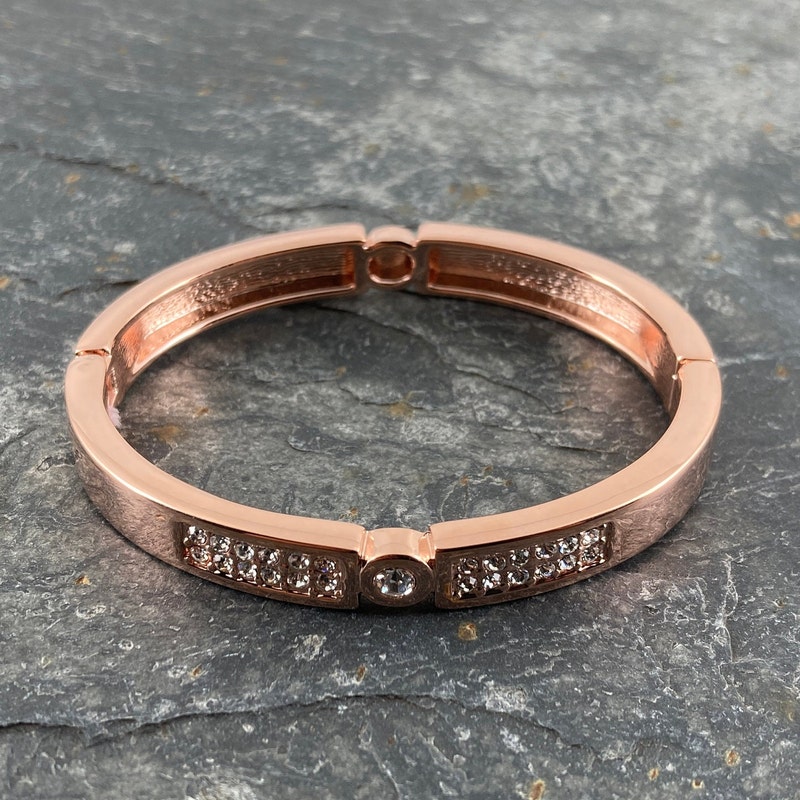 Crystal Bangle - Etsy