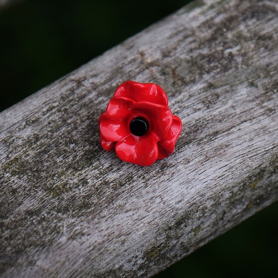Poppy Flower Pin