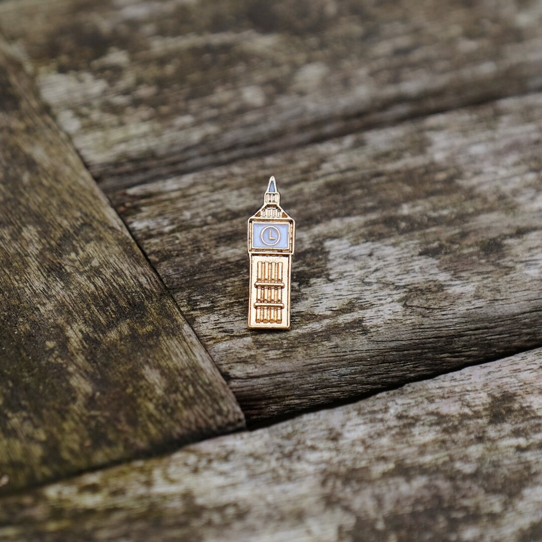 British Big Ben Clock Tower Lapel Pin Brooch - Etsy