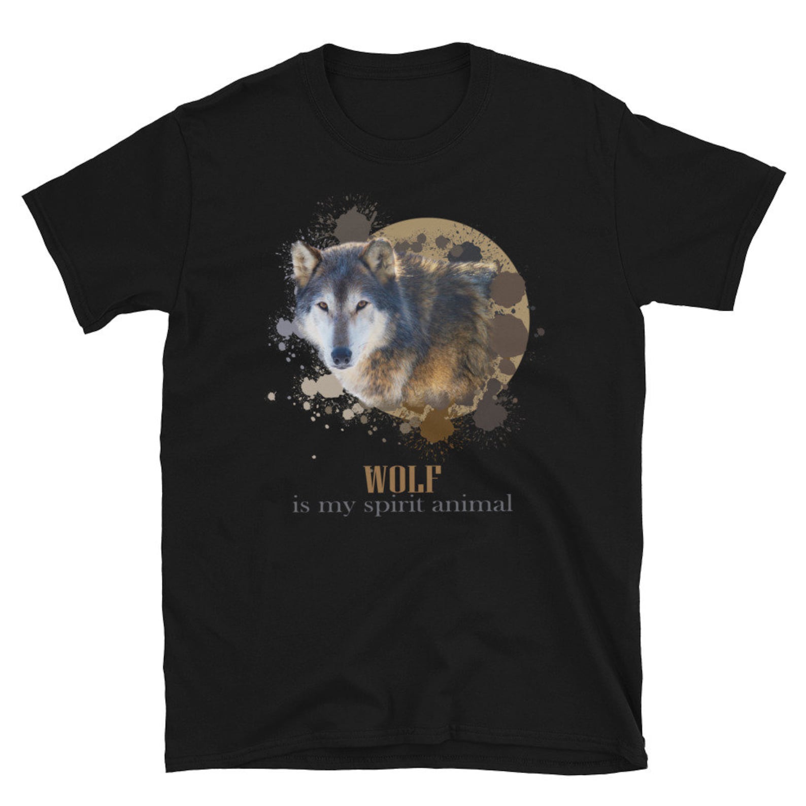 Wolf is My Spirit Animal, Wolf Shirt, Wolf T-shirt, Wolf Lover Gift ...