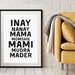 Filipino Mother,filipino Wall Art Decoration,mother's Day Gift,inay ...