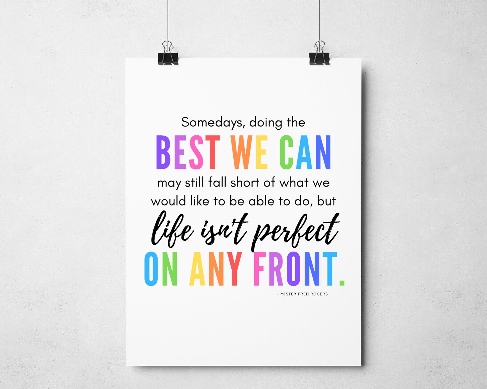 Mr Rogers Quote Printable,classroom Wall Art,home Wall Decor ...