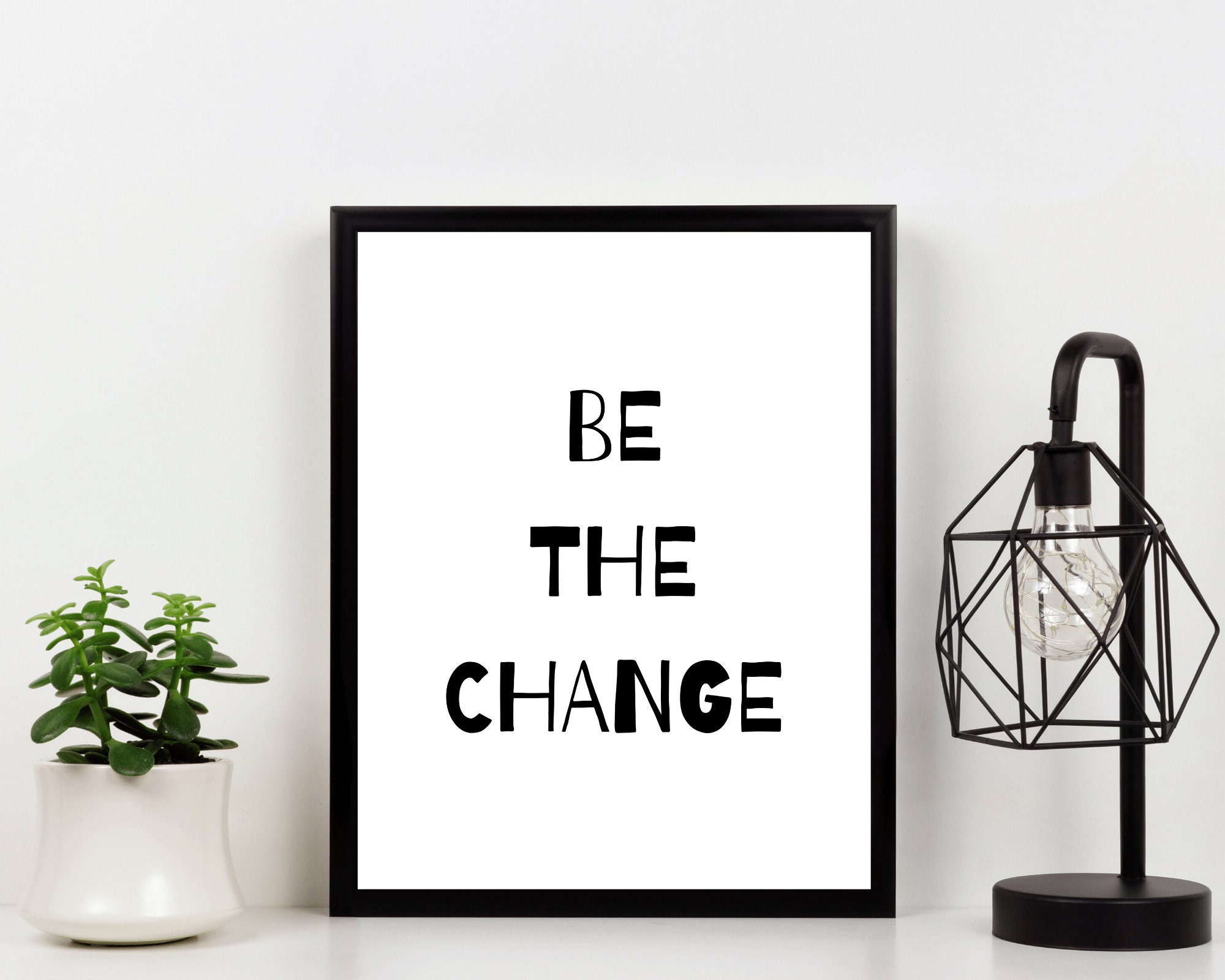 Be the Change Printable, Kids Positive Affirmation Quotes, Growth ...