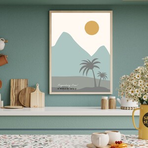 Magandang Araw Poster in Filipino Tropical Paradise Entryway Home Wall ...