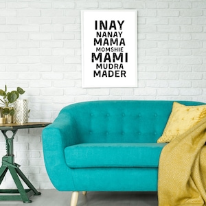 Filipino Mother,filipino Wall Art Decoration,mother's Day Gift,inay ...