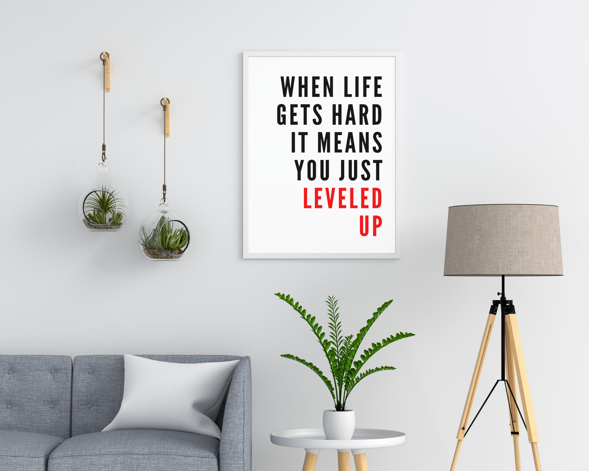 When Life Gets Hard It Means You Just Leveled Upinspirational - Etsy