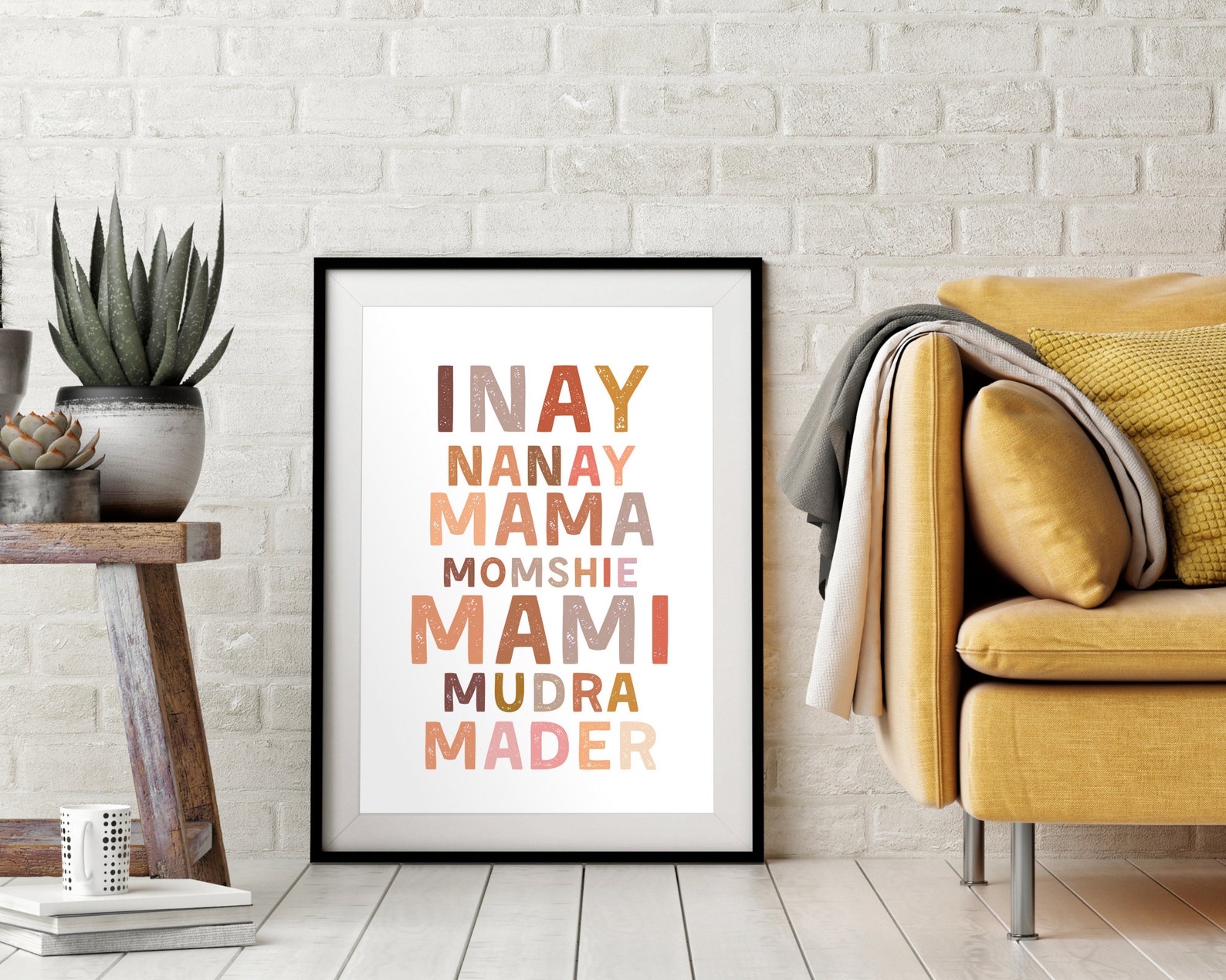 Filipino Mom Mother's Day Gift Printable Poster | Typography Graphic ...