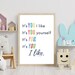 It's You I Like Mr Rogers Quote Kids Positive Prints Educational Poster ...
