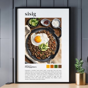 Sisig Art Print: Filipino Food Poster (digital Download) - Etsy