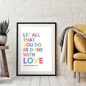 Let All That You Do Be Done With Love,bible Verse,christian Scripture ...