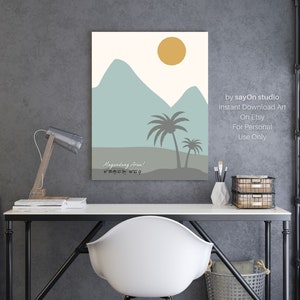 Magandang Araw Poster in Filipino Tropical Paradise Entryway Home Wall ...