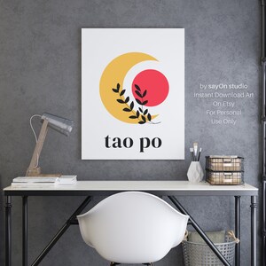 Filipino Greeting Tao Po Printable Wall Art Filipino Culture - Etsy