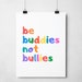 Printable Classroom Decor Back to School Wall Art Anti Bullying Poster ...