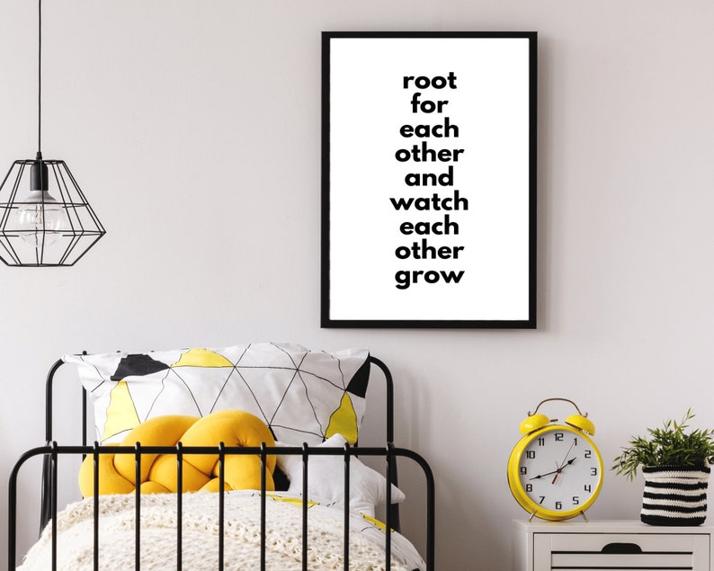 Root for Each Other and Watch Each Other Grow Printable - Etsy