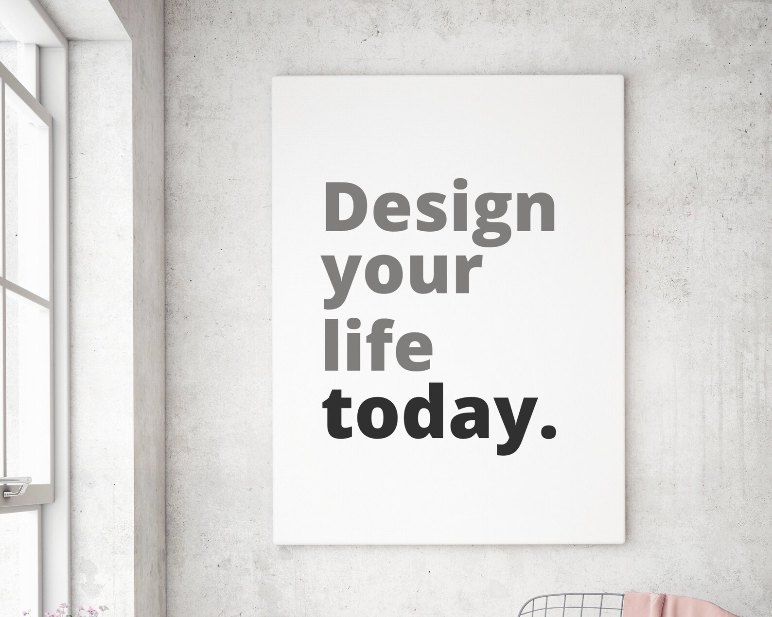 Motivational Quote About Life Poster Office Wall Art Black - Etsy