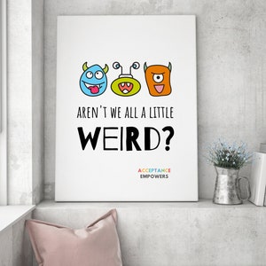 Monster Inspirational Prints,nursery Wall Art,halloween Art ...