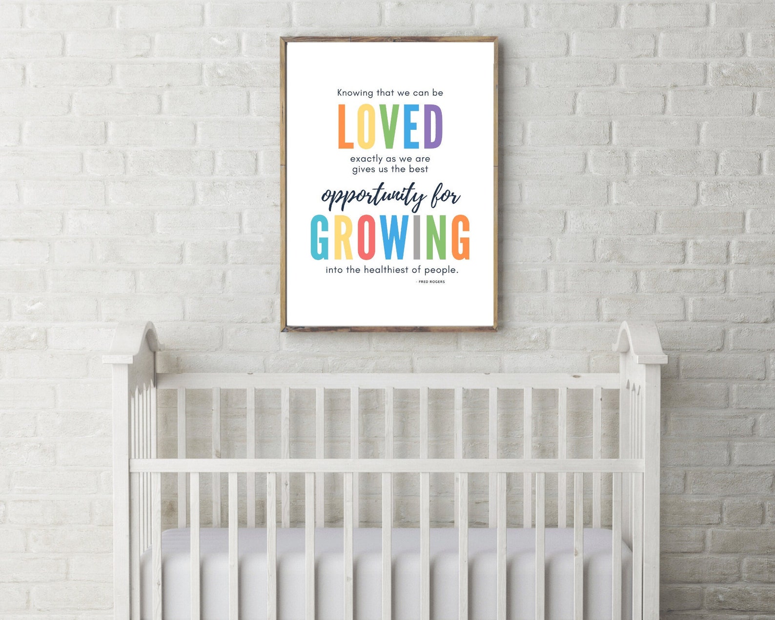 Mr. Rogers Quote Kids Colorful Nursery Printable Wall Decor - Etsy