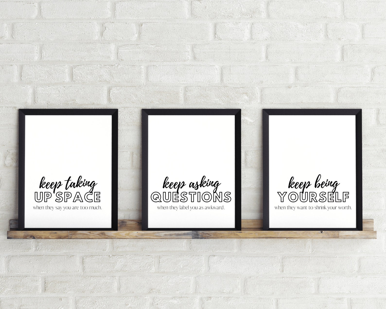 Feminist Wall Art Feminism Quote Feminist Poster Empowered - Etsy