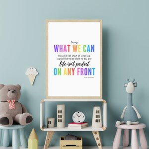 Mr.rogers Quote Doing What We Can Inspirational Classroom Decor ...