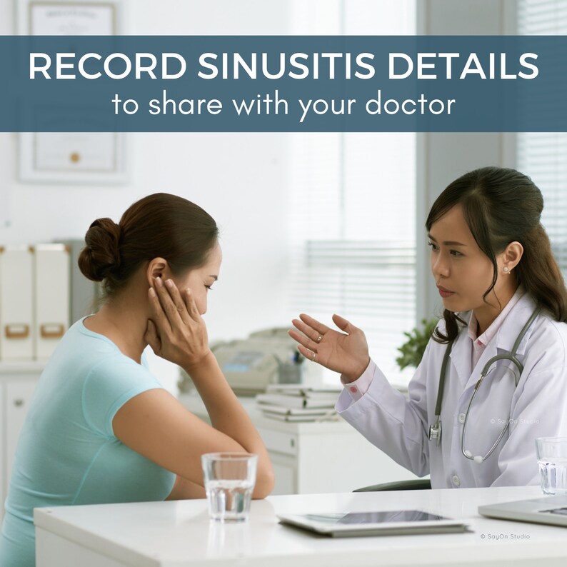 Sinusitis Symptom Tracker: Daily Journal & Planner (PDF Download) - Etsy