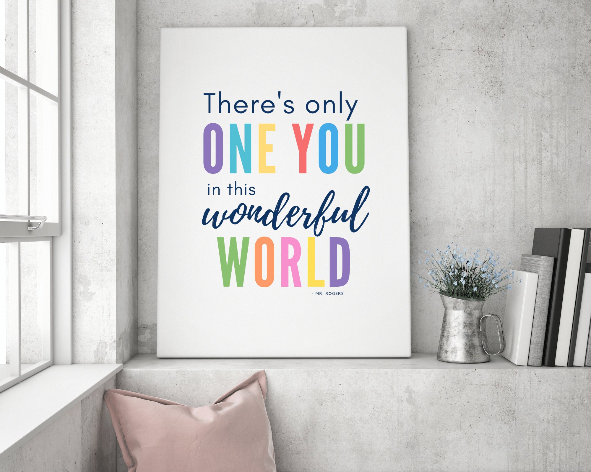Mister Rogers Printable Quote There's Only One You in | Etsy