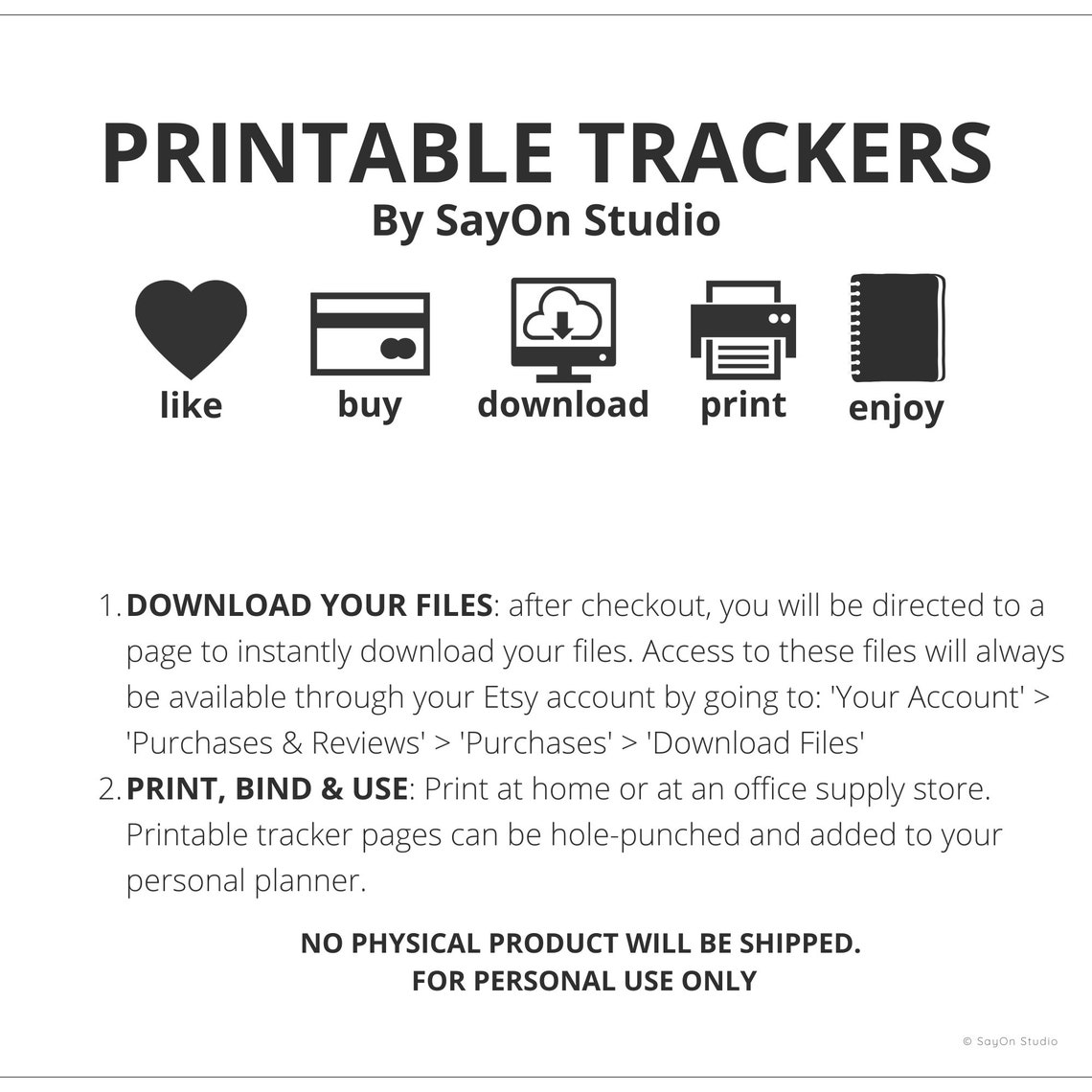 Sinusitis Symptom Tracker: Daily Journal & Planner (PDF Download) - Etsy