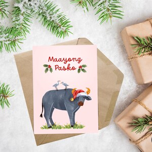 Filipino Christmas Card in Tagalog, Cebuano, Pangasinan, and Baybayin ...