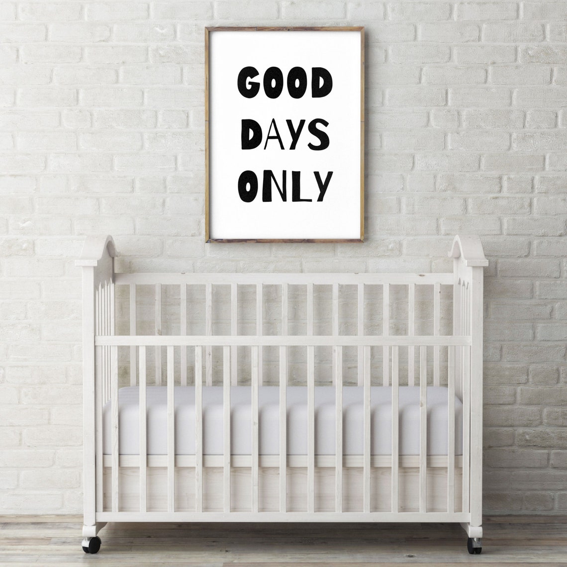 Good Days Onlyprintable Quoteblack and White | Etsy