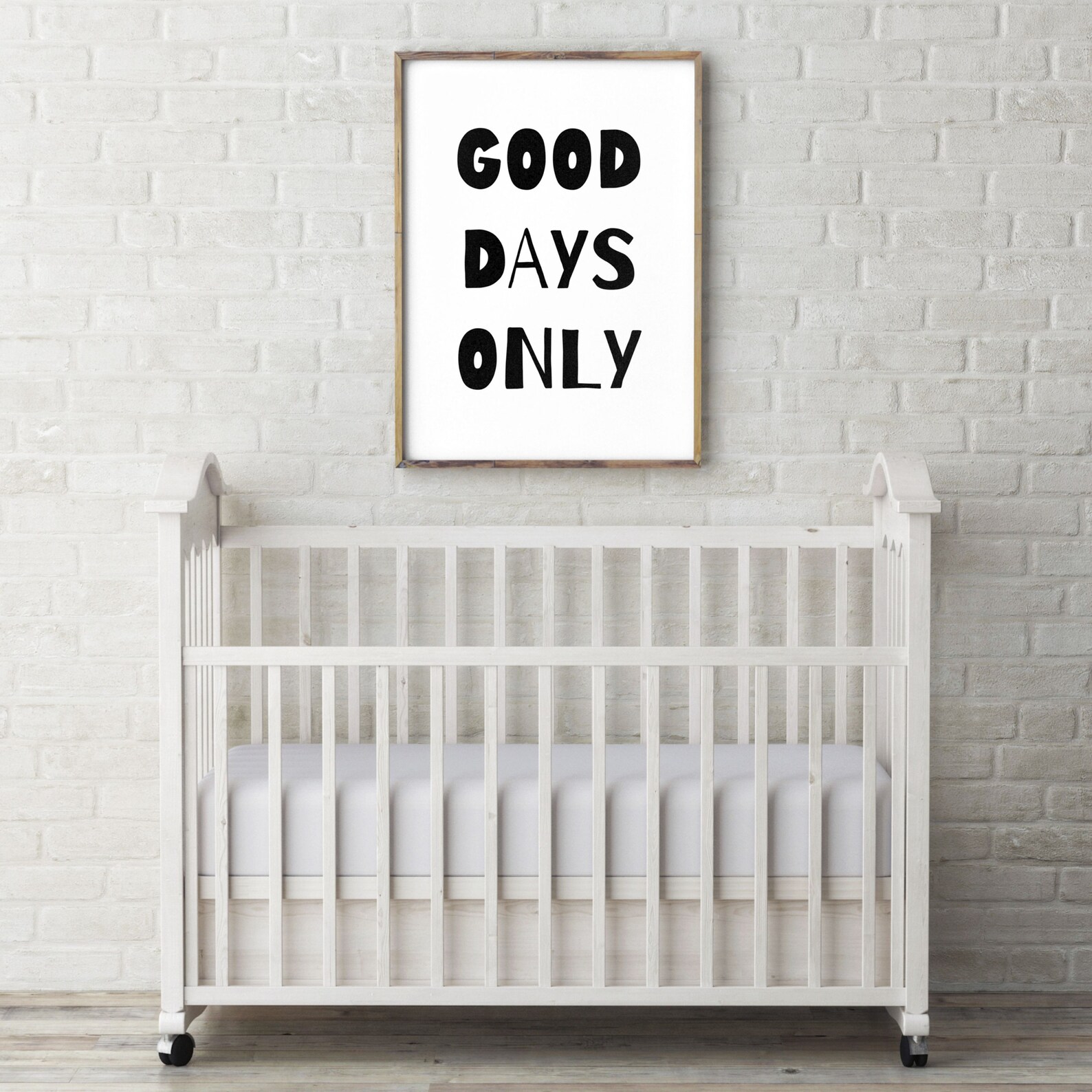 Good Days Only,printable Quote,black and White Decor,motivational ...