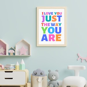 Love Quote Printable Kids Nursery Wall Art Decor Easy Gift Ideas ...