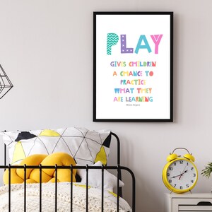 Printable Classroom Inspirational Quote | Children's Playroom Wall Art ...