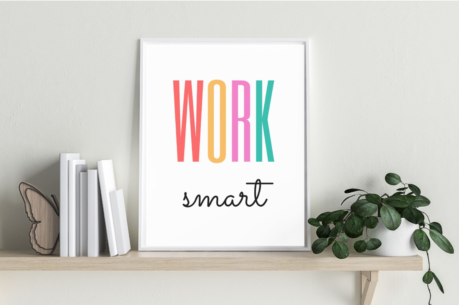 Work Smart Printable Work Quote Inspiration Printable | Etsy