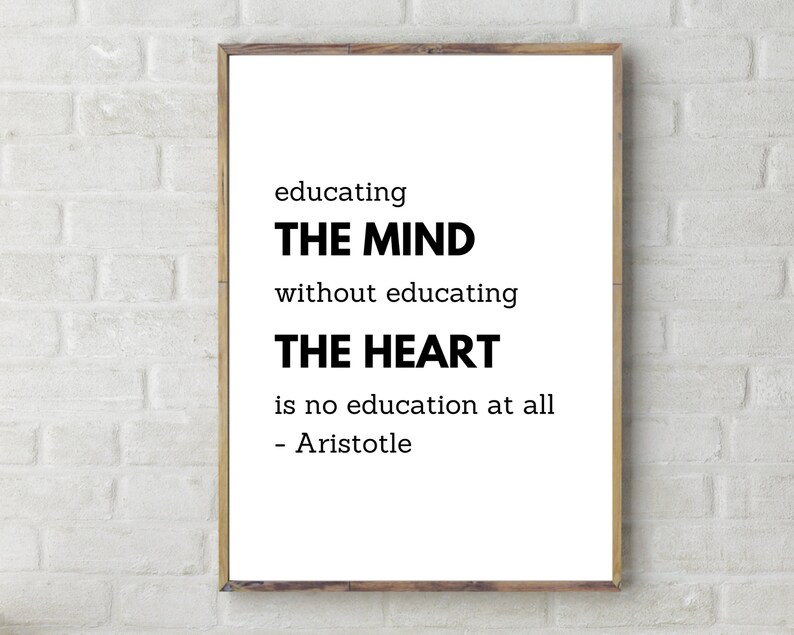 Aristotle Quote Print: Classroom Teacher Resource (digital Download) - Etsy