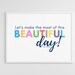 Mr Rogers Poster Quote Printable Beautiful Day Kids Wall Art ...