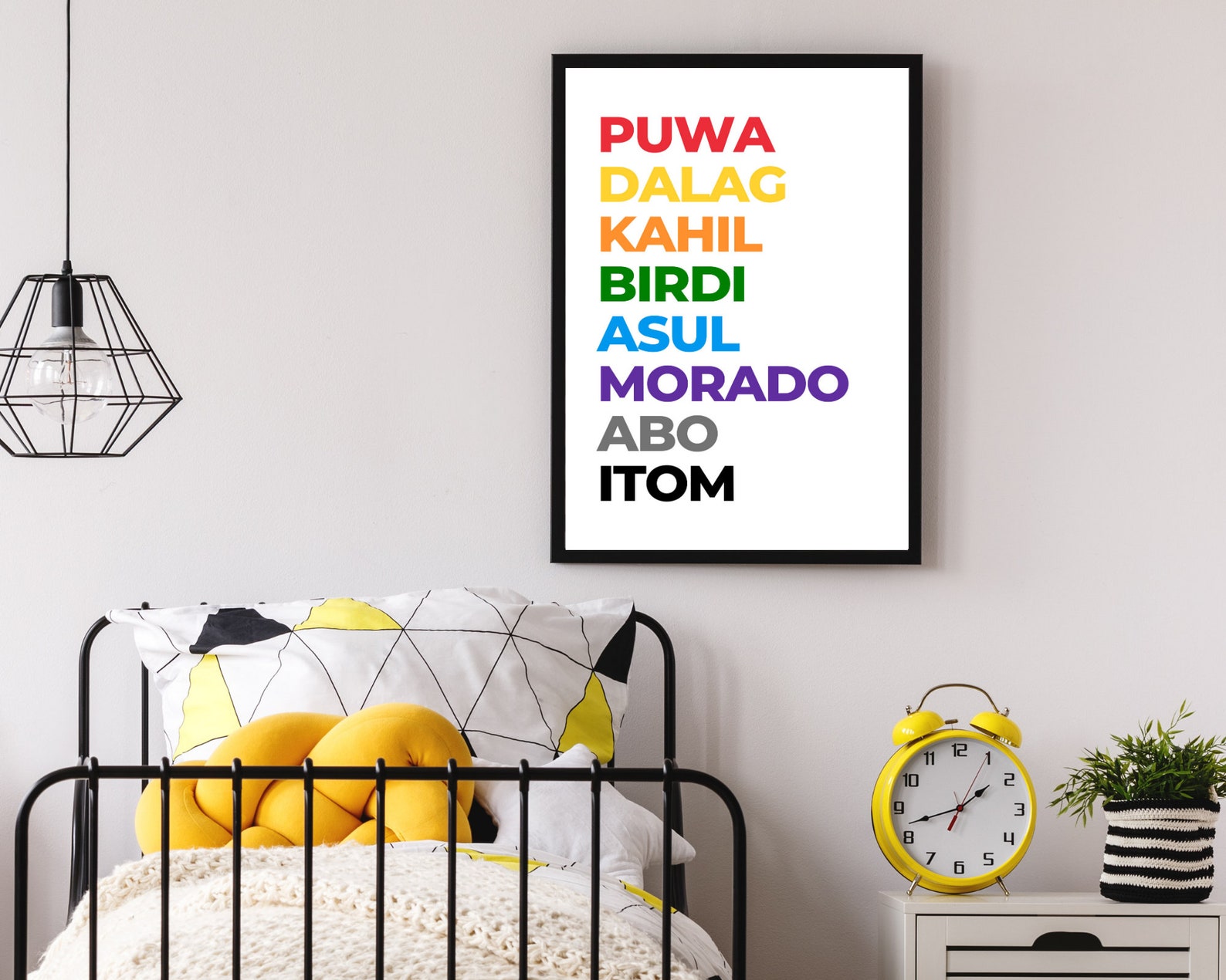 Filipino Colors Art Print: Bisaya Cebuano Decor (digital Download) - Etsy