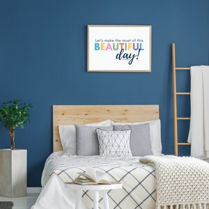 Mr Rogers Poster Quote Printable Beautiful Day Kids Wall Art ...