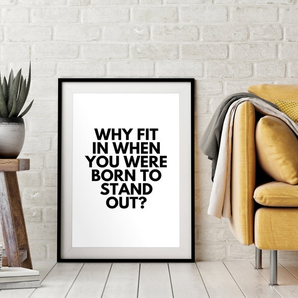 Born to Stand Out - Etsy