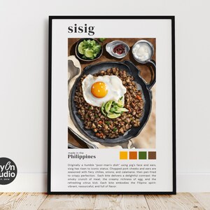 Sisig Art Print: Filipino Food Poster (digital Download) - Etsy