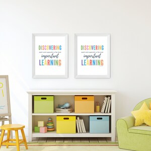 Mr. Rogers Quote,set of 2 Inspirational Print,classroom Decor,colorful ...